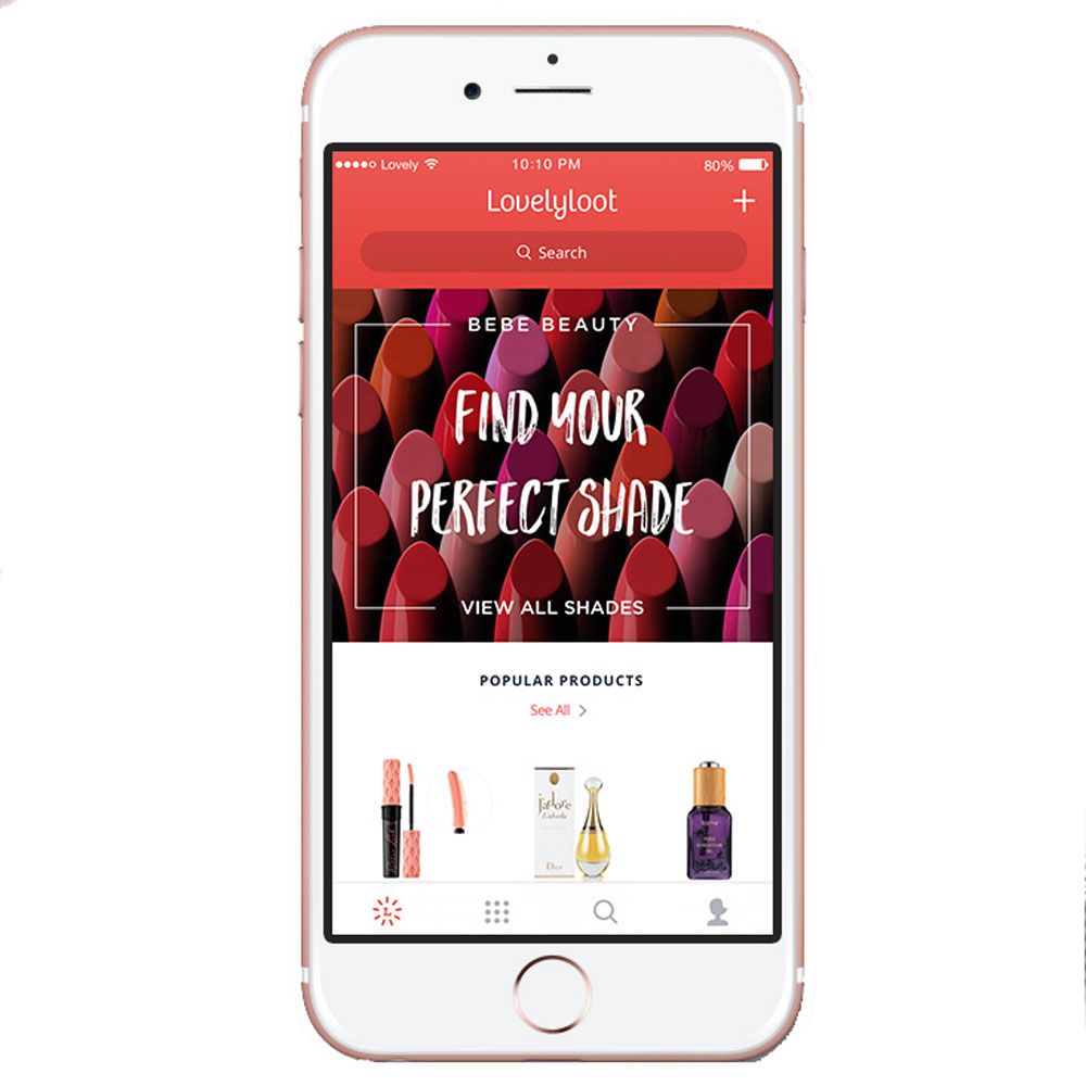 Mobile beauty products store