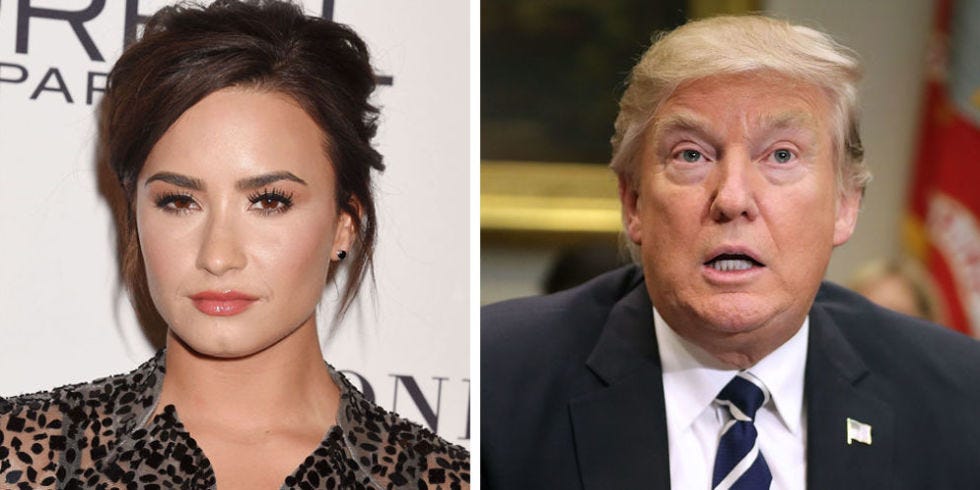 Demi Lovato Slams Donald Trump: Demi Lovato Slams Donald Trump: