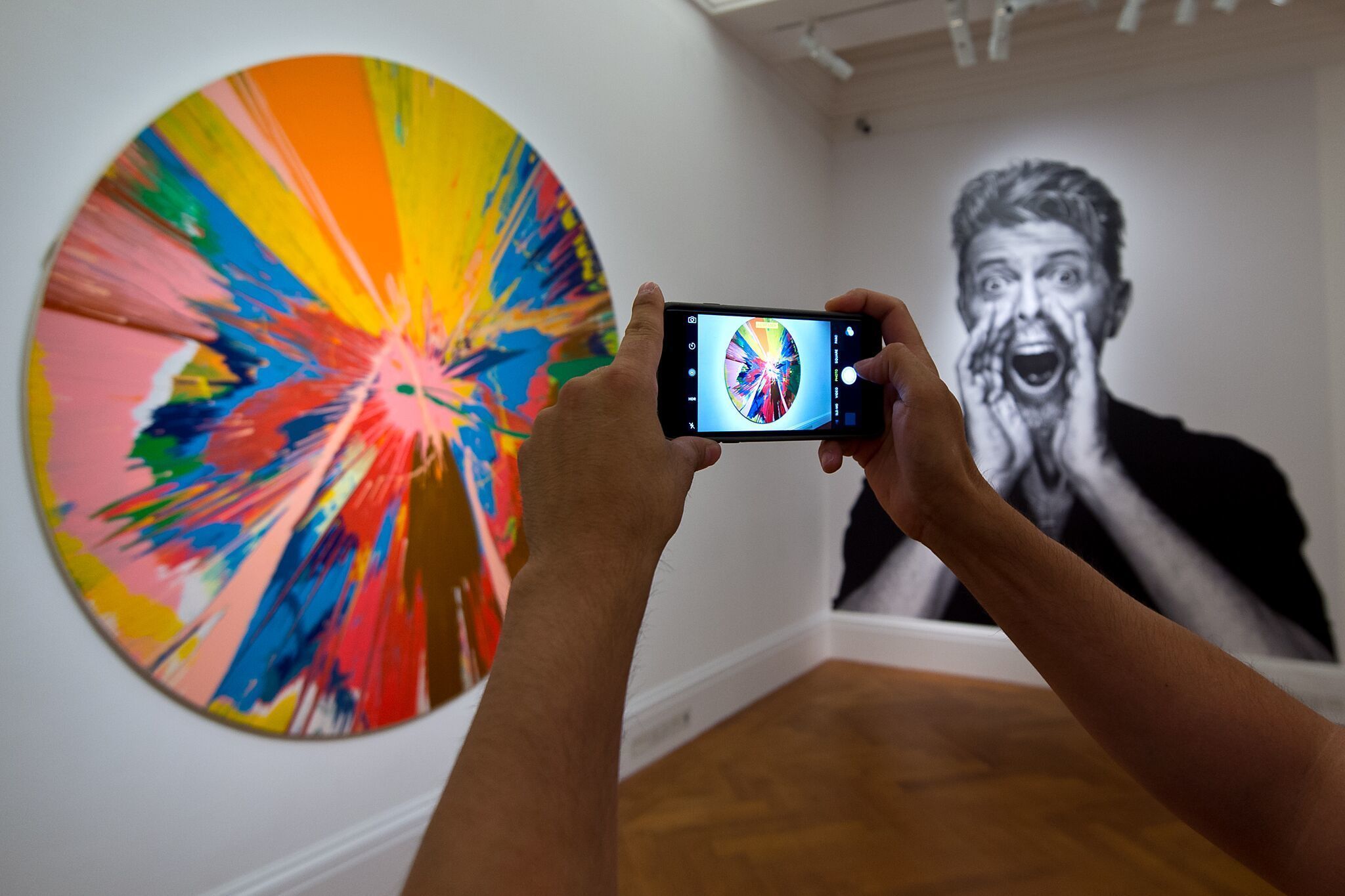 Damien hirst spin paintings store