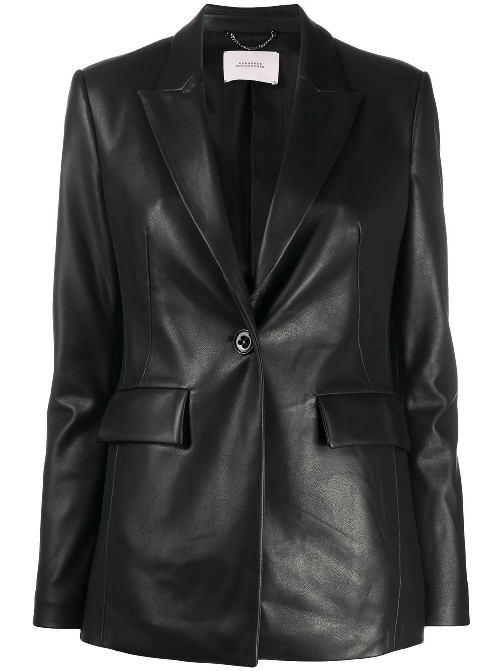 The Black Leather Blazer is Shaping Up to Be Fall's Key Piece The Black Leather Blazer is Shaping Up to Be Fall's Key Piece
