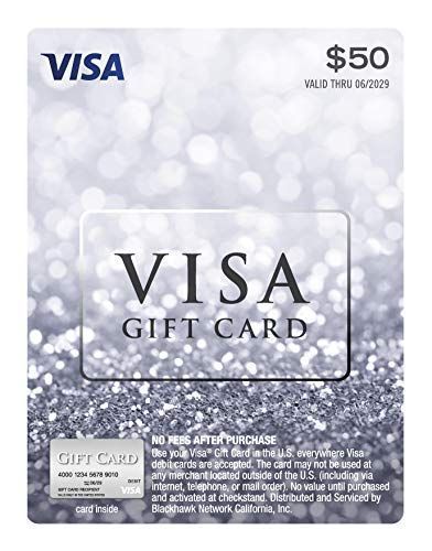 50 visa gift card store