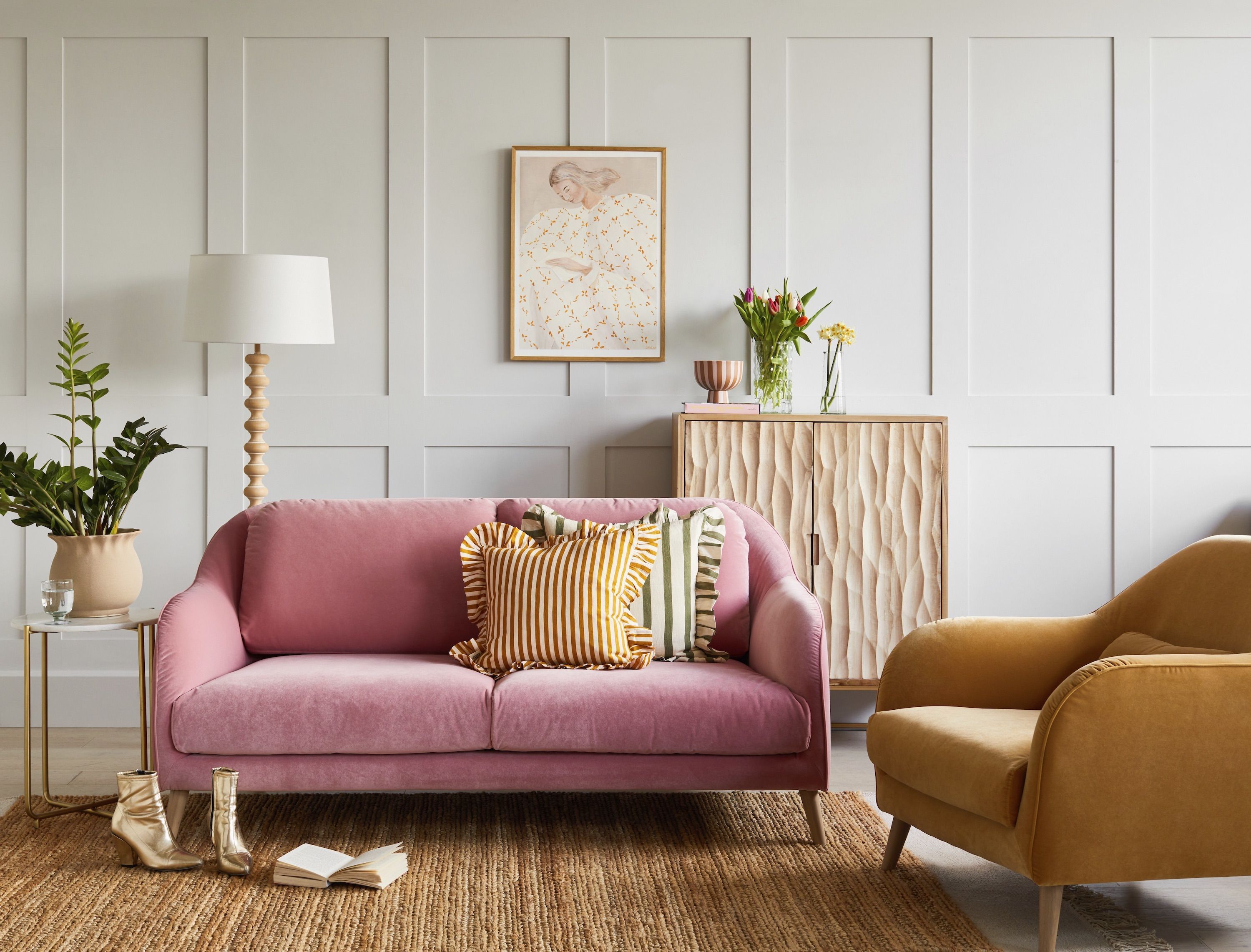 The Best Pink Sofas To Buy And How To Style Them