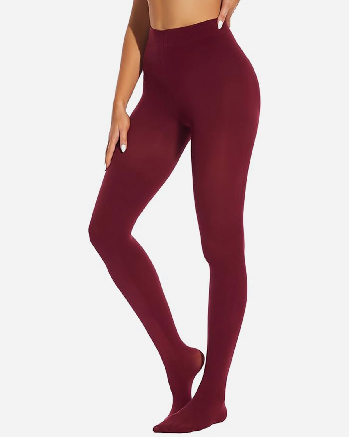 Burgundy color leggings store