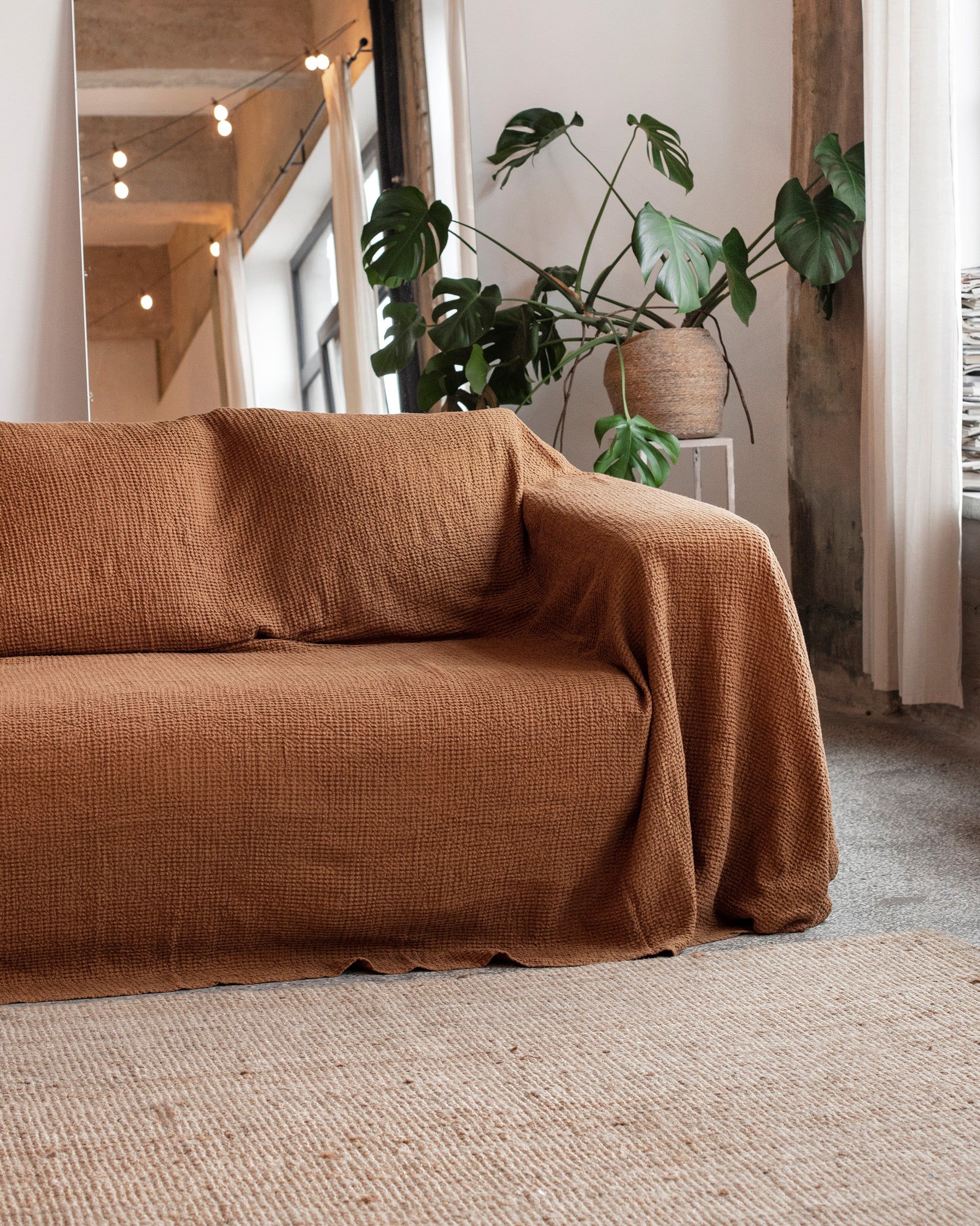 Linen couch covers store