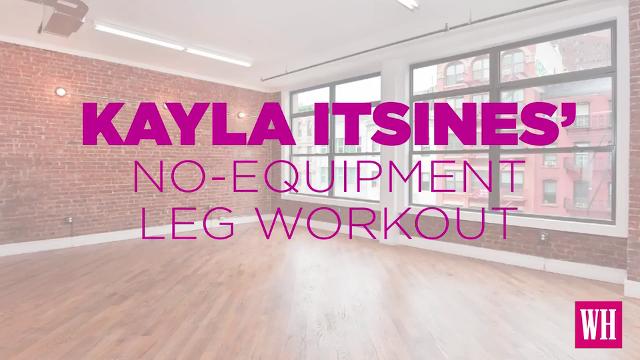 The Kayla Itsines Leg Workout You Can Literally Do Anywhere Womens Health