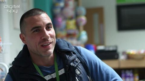 preview for Greg Wood talks Hollyoaks blast storyline