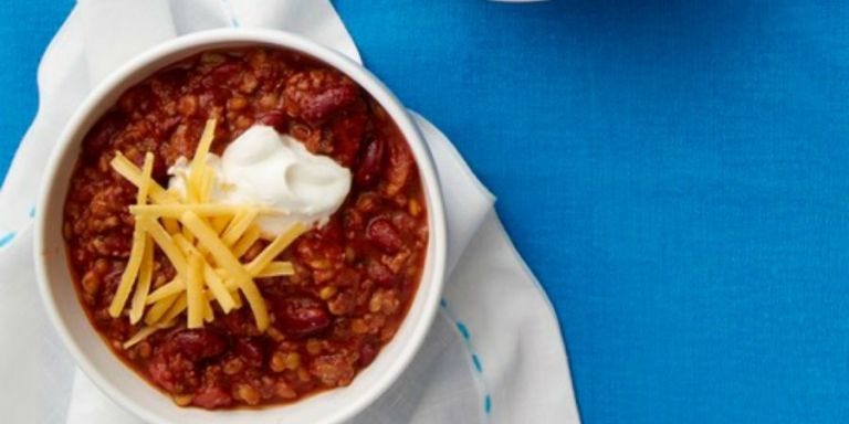 Beef And Lentil Chili